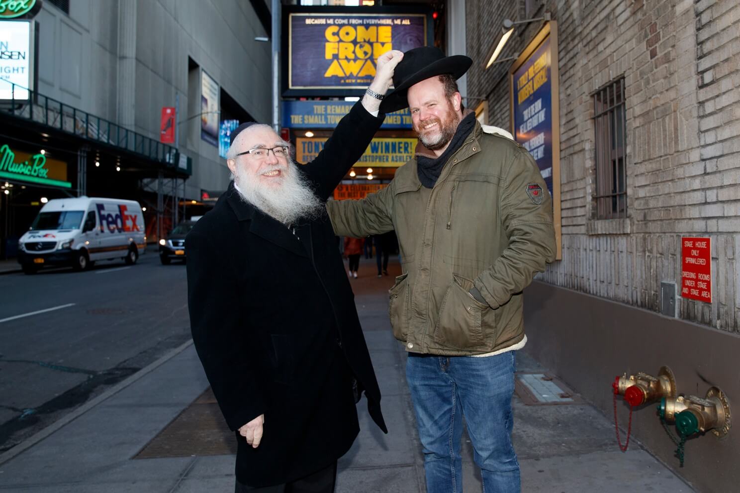 Chabad Rabbi Meets Actor Who Plays Him in a 9/11 Musical, Come From ...